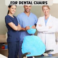 China SJ Dental Chair Sleeve Protectors Blue Non woven Dental Chair Covers Disposable For Dentist Tattoo Customer for sale