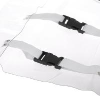 China SJ Foot Pad Dental Chair Covers Dustproof Transparent Plastic Dental Chair Toe Cover Sleeves with Elastic Bands for sale