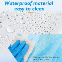 China SJ High Quality Clear Plastic Dental Chair Covers Dental Chair Foot Strap Transparent Mat Sleeve OEM Wholesale for sale