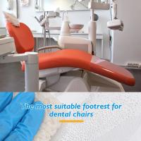 China SJ High Quality Clear Plastic Dental Chair Covers Dental Chair Foot Strap Transparent Mat Sleeve OEM Wholesale for sale