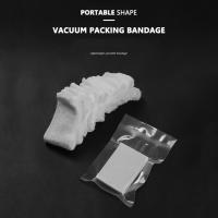 China SJ Medical Wound Dressing Hemostatic Gauze Z Fold Chitosan Vacuum Compressed Cotton Non-Woven Bandage for sale