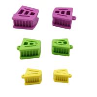 China SJ Factory Manufacturer Disposable Cheek Retractor Dental Bite Block Silicone Rubber Dental Mouth Prop for sale