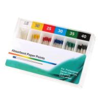 China SJ Factory Sales Dental Paper Points Endodontic Disposable Filling Materials F1 to F5 Dental Gutta Percha Points for sale
