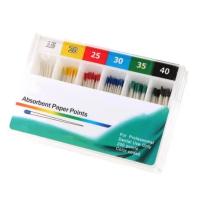 China SJ Factory Sales Dental Paper Points Endodontic Disposable Filling Materials F1 to F5 Dental Gutta Percha Points for sale