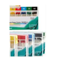 China SJ Factory Sales Dental Paper Points Endodontic Disposable Filling Materials F1 to F5 Dental Gutta Percha Points for sale