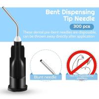 China SJ Bent Blunt Tip Dispensing Needles Medical Grade Pre Bent Flow Dispensing Dental Blunt Needles for sale