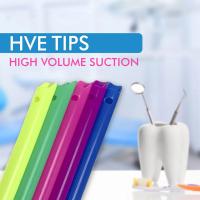 China SJ Dental Medical Grade Colorful Saliva High Volume Evacuator Vented Disposable Saliva Suction Tool for sale