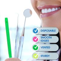 China SJ Dental Medical Grade Colorful Saliva High Volume Evacuator Vented Disposable Saliva Suction Tool for sale