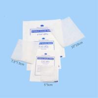 China SJ Cotton Absorbent Dressing Gauze Medical Grade Pad Swab Factory Manufacturing Cotton Gauze Swab for sale