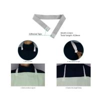 China SJ Dental Self-adhesive Bib Holder Strips Disposable Non-Woven Dental Patient Bib Self-Adhesion Holders for sale