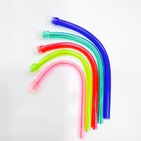 China SJ SE210 Disposable Transparent PVC Suction Tube Aspirator Tips Dental Portable Saliva Ejector for Dentist for sale