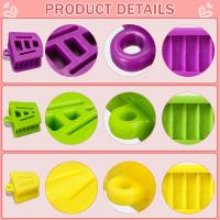 China SJ Dental Bite Block Mouth Props Silicone Dental Bite Blocks Multi Size Dental Mouth Opener for sale