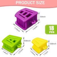 China SJ Dental Bite Block Mouth Props Silicone Dental Bite Blocks Multi Size Dental Mouth Opener for sale