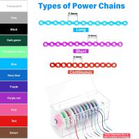 China SJ Orthodontic Spool Elastic Chain 15FT Dental Power Chain Dental Rubber Band Plastic Power Chains for Braces for sale