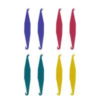 China SJ Multicolor Dental Disposable Plastic Orthodontic Rubber Bands Elastics Placers for Braces for sale