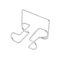 China SJ Best Quality Disposable Stainless Steel Dental Cotton Roll Holder Clip 4pcs/box OEM Wholesale for sale