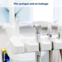 China SJ Disposable Medical Hygienic Suction Tube PVC Dental Cleaning Nozzle Air Water Dental Triple Syringes for sale