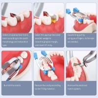 China SJ Dental Sectional Contoured Matrices Clamps Wedges Refill Matrix Band Ring Clip OEM Wholesale for sale