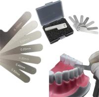 China SJ Dental Interproximal Reduction Gauge Reciprocating Ipr System Orthodontic Treatment Gap Measuring Ruler for sale