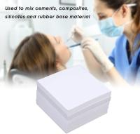 China SJ Dental Mixing Pads 50 Sheets/Pack Poly Coated Waterproof Dentist Disposable Mix Papers For Blend Dental Composites for sale