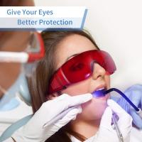 China SJ Curing Light Glasses Dental Teeth Whitening Safety Glass Dental Eyewear LED Protective Goggles OEM Wholesale for sale