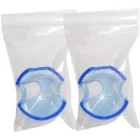 China SJ Dental Mouth Opener Bite Blocks Mouthguard Challenge Teeth Whitening Intraoral Lip Cheek Retractor for sale