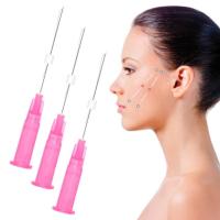 China SJ High Quality Eye Eyebrow Forehead Pdo Thread Blunt Sharp Needle 4D 6D Cog Collagen Thread Face Lifting for sale