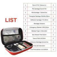 China SJ Custom Medical Supplies Portable Mini EVA Waterproof Emergency Medical Outdoor Survival First Aid Kit for sale