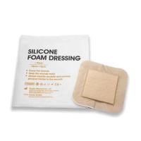 China SJ Medical Manufacturer Border Sacrum Dressing Pad Self Adhesive Silicone Gentle Sacrum Dressing For Wound Care Healing for sale