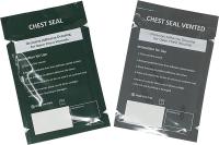 China SJ Emergency Rescue Medical Supply First Aid Disposable Wound Chest Seal Penetration Chest Seal Vented for sale