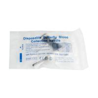 China SJ Medical Safety Butterfly Vacuum Needle Multiple Sample Blood Collection Needle with Needle Holder for sale