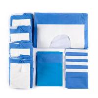 China SJ Customized Disposable Sterile Non Woven Dental/Obstetric Delivery/Laparotomy/Angiography/Eye Universal Surgical Drape Pack for sale