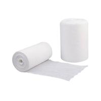 China SJ China Wholesale 100% Cotton Fabric Medical Absorbent Hospital Use Bleached Wound Medical Cotton Gauze Rolls for sale