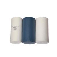 China SJ China Wholesale 100% Cotton Fabric Medical Absorbent Hospital Use Bleached Wound Medical Cotton Gauze Rolls for sale