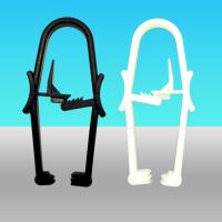 China SJ Black White Medical Towel Clamp Disposable Surgical High Quality Plastic Towel Clamp Clips OEM Wholesale for sale