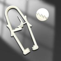 China SJ Black White Medical Towel Clamp Disposable Surgical High Quality Plastic Towel Clamp Clips OEM Wholesale for sale