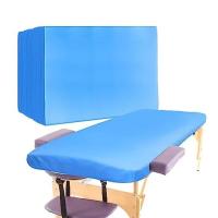 China SJ Manufacturer Wholesale Bed Sheet Bed Covers Medical Surgical Hospital Non-Woven Disposable Bed Pads with Elastic for sale