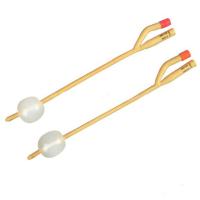 China SJ Medical Disposable Indwelling Urinary Catheter 2 Way Silicon Foley Catheter Fr06 to Fr30 CE High Quality for sale