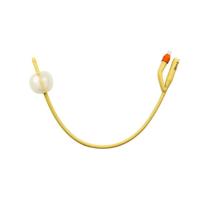China SJ Medical Disposable Indwelling Urinary Catheter 2 Way Silicon Foley Catheter Fr06 to Fr30 CE High Quality for sale