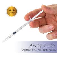 China SJ 1ml 1cc Pipette Syringe with Luer Slip Tip No Needle Pipette Pets Oral Refilling Measuring Disposable Syringe for sale