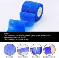 China SJ Elastic Adhesive Bandages Breathable Waterproof Athletic Self-Adhesive Colored Elastic Crepe Bandage for sale