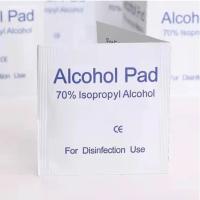 China SJ Medical Disposables 70% Isopropyl Nonwoven Alcohol Swabs Alcohol Pads Wet Medical Clean Alcohol Wipes for sale