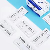 China SJ Medical Disposables 70% Isopropyl Nonwoven Alcohol Swabs Alcohol Pads Wet Medical Clean Alcohol Wipes for sale