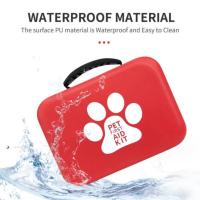 China SJ Whosale Custom Emergency Medical Pet First Aid Kit Home Travel Arca Veternary Animal Cat Dog First Aid Kit for sale