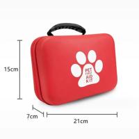 China SJ Whosale Custom Emergency Medical Pet First Aid Kit Home Travel Arca Veternary Animal Cat Dog First Aid Kit for sale