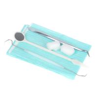 China SJ DK106 Dental Clinic Consumables Disposable Examination Dental Instrument Tray Kit for sale