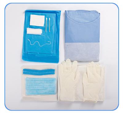 China SJ Disposable Gynecological Pack Surgery Medical Drape Emergency Mama Safe Birth Baby Delivery Kits for sale