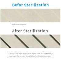 China SJ Dental Autoclave Steam Sterilization Packaging Autoclave Tape with Indicator Stripe for Dental Clinic/Hopsital for sale