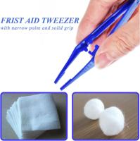 China SJ Disposable Medical Surgical Plastic Pliers Colorful Medical Disposable Plastic Tweezers For Dental Hospital for sale