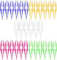 China SJ Disposable Medical Surgical Plastic Pliers Colorful Medical Disposable Plastic Tweezers For Dental Hospital for sale